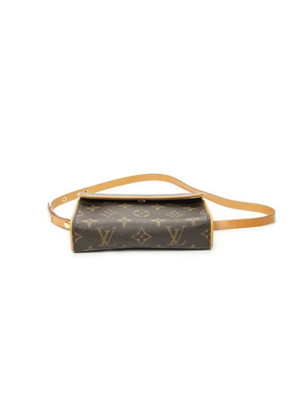 Louis Vuitton | Bags | Louis Vuitton Pochette Florentine Brown Monogram ...